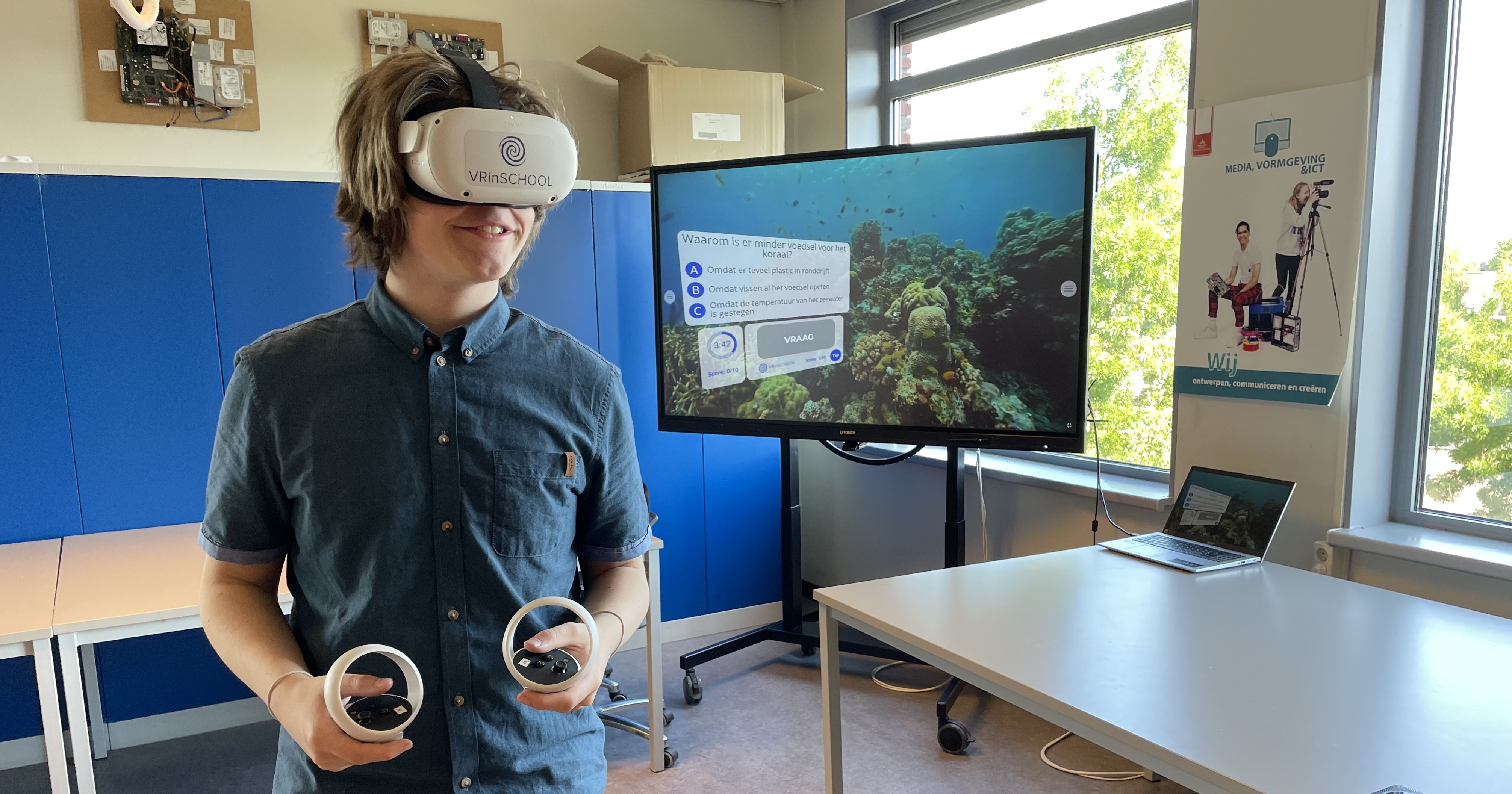 Hoe kan je de Meta Quest VR bril casten naar een scherm?